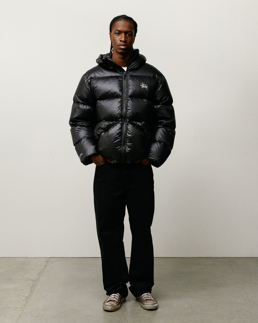 Micro Ripstop Down Parka – Jet Black | Outerwear | Stüssy Europe