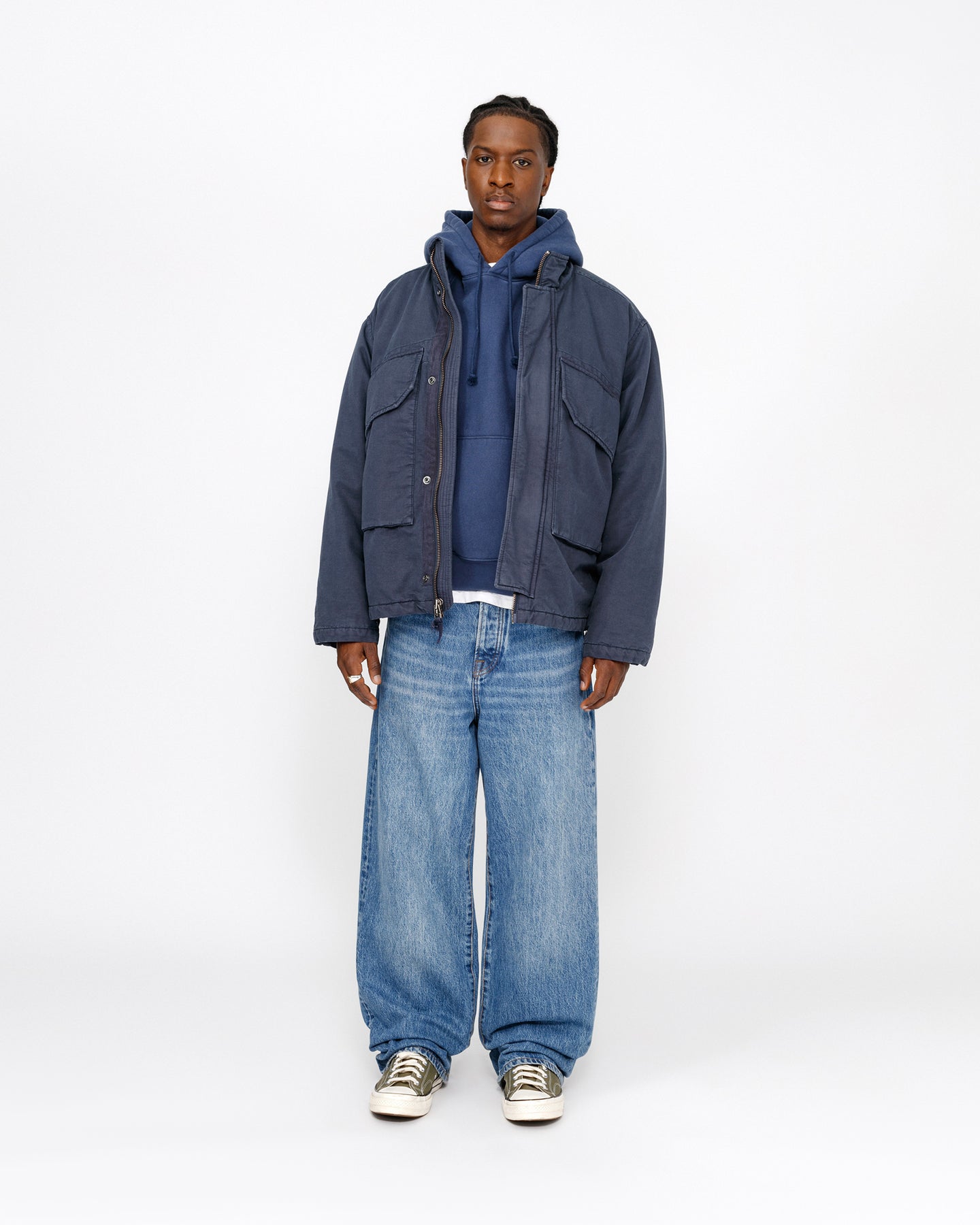 Insulated Field Jacket in navy – Stüssy Europe